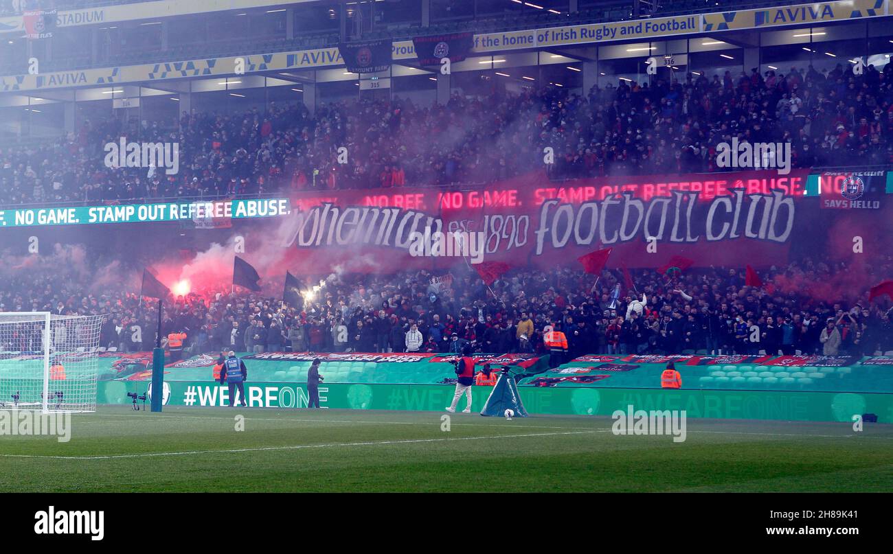 Stadium view football flares soccer hi-res stock photography and images ...