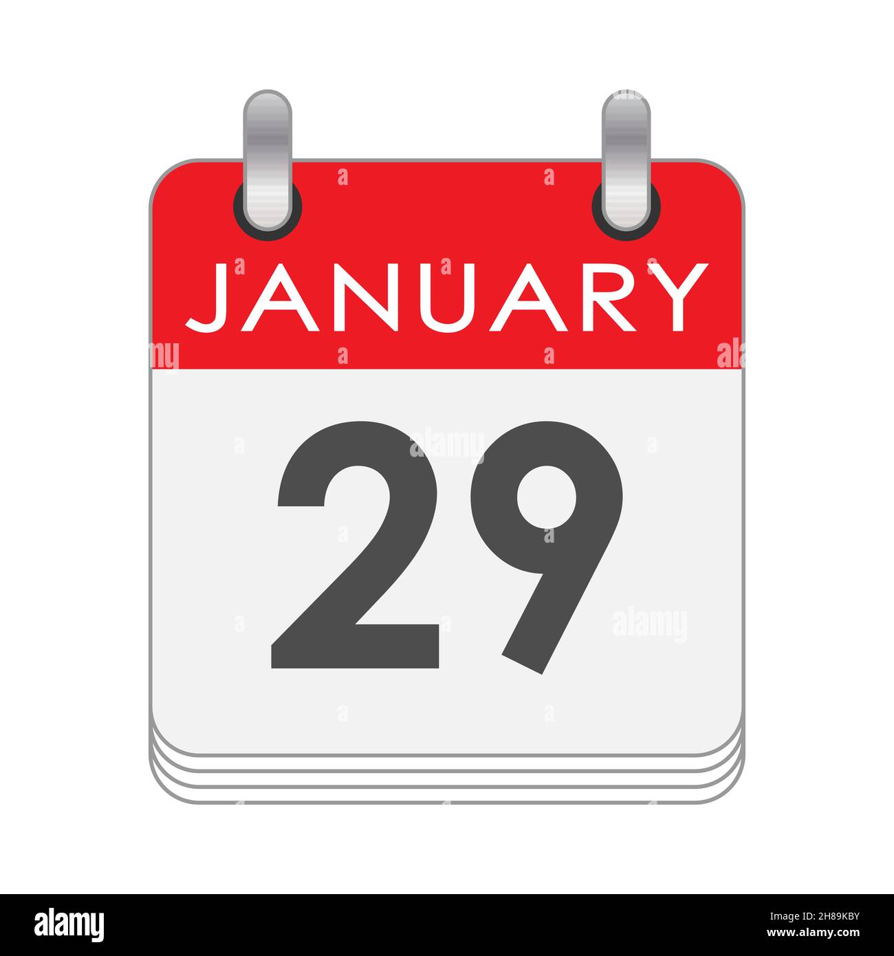 29 january icon Stock Vector Images - Alamy