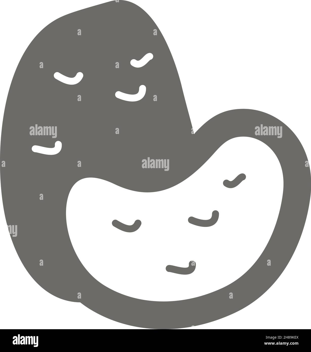 Potato outline icon. Vegetable vector illustration eps 10 Stock Vector ...