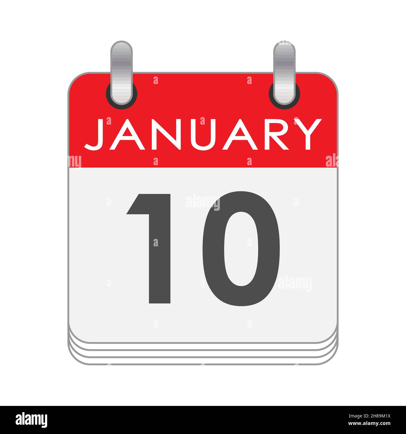 10 january calendar hi-res stock photography and images - Alamy
