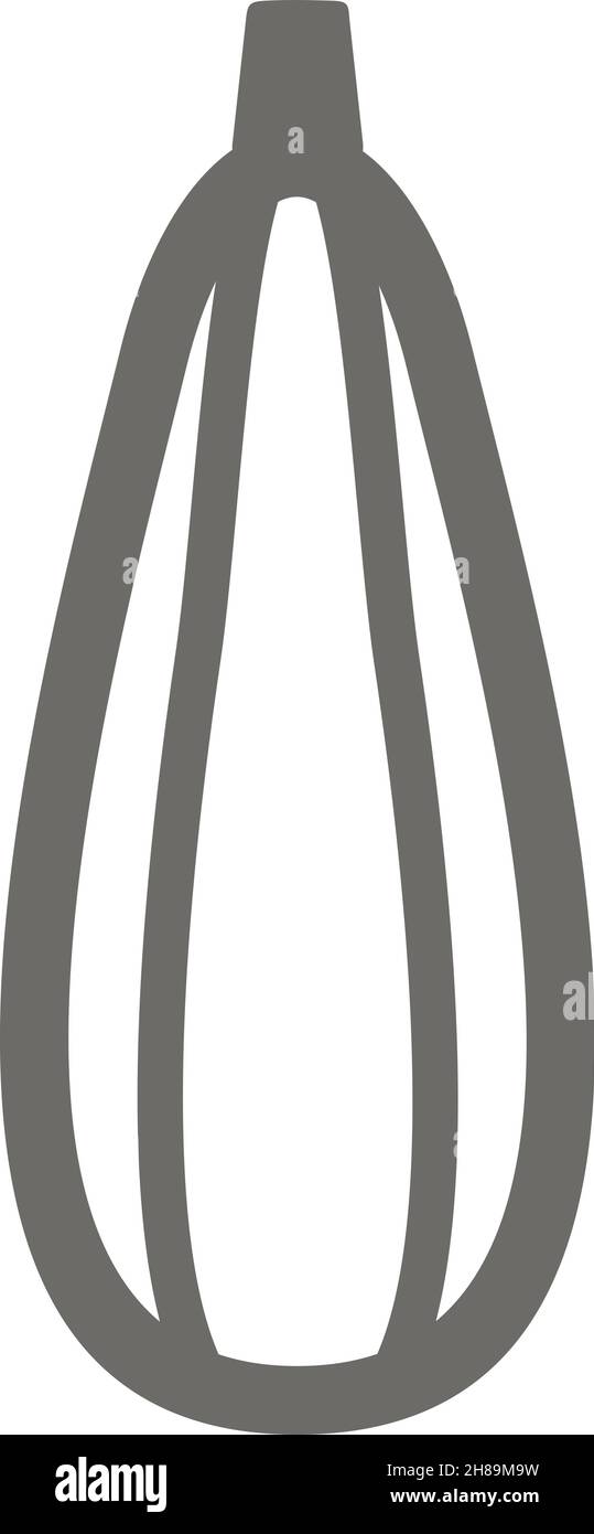 Zucchini outline icon. Vegetable vector illustration eps 10 Stock ...