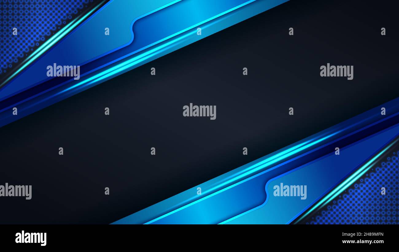 Blue light frame technology background vector illustration Stock Vector ...