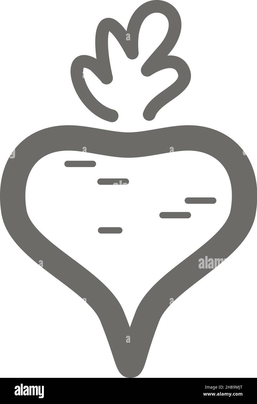 Beet outline icon. Vegetable vector illustration eps 10 Stock Vector ...