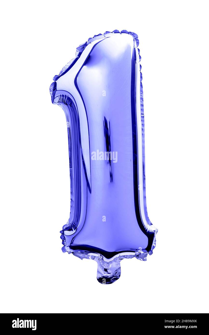 One blue balloon isolated hi-res stock photography and images - Alamy