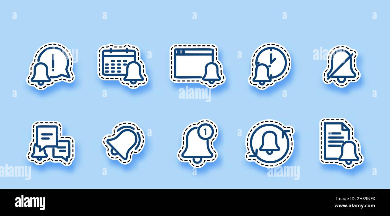 Female notification Stock Vector Images - Alamy