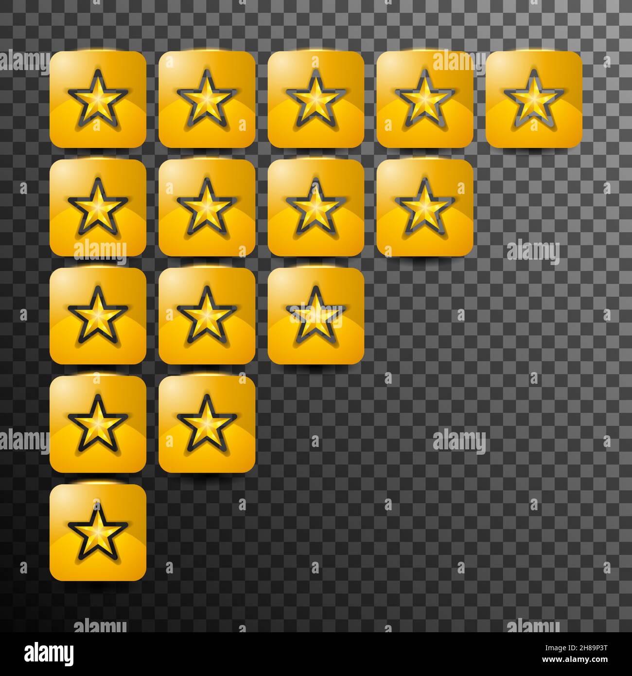 Product rating or customer review for apps and websites Stock Vector ...