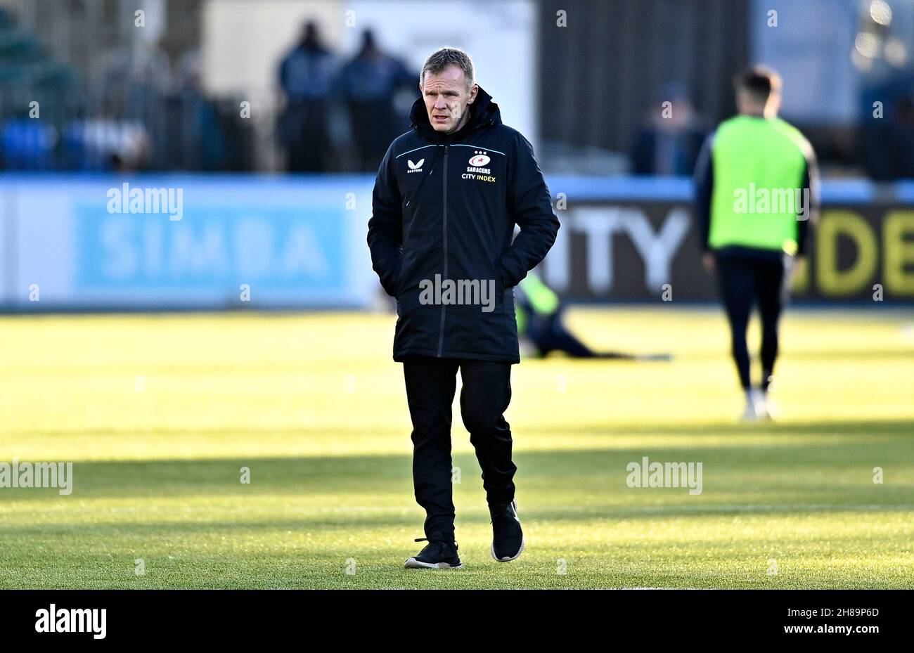 Barnet, United Kingdom. 28th Nov, 2021. Premiership Rugby. Saracens Men ...