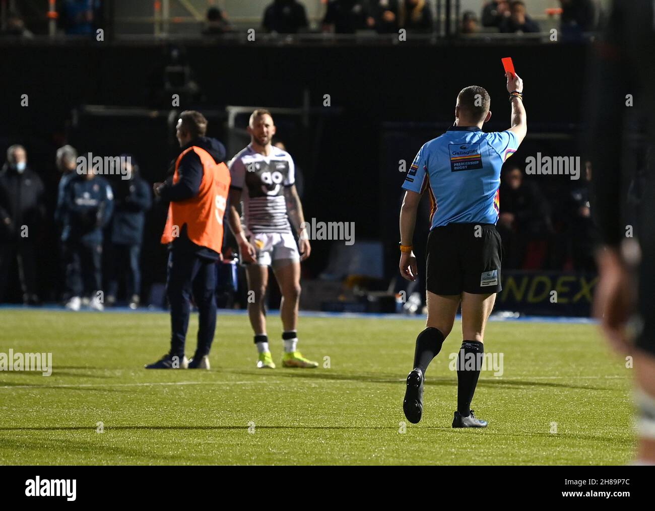 Barnet, United Kingdom. 28th Nov, 2021. Premiership Rugby. Saracens Men ...