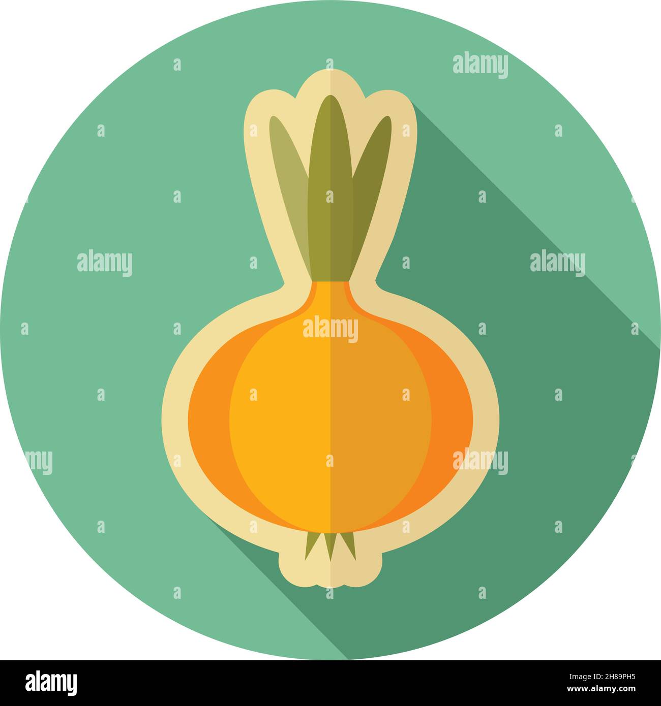 Onion flat icon. Vegetable vector illustration eps 10 Stock Vector ...