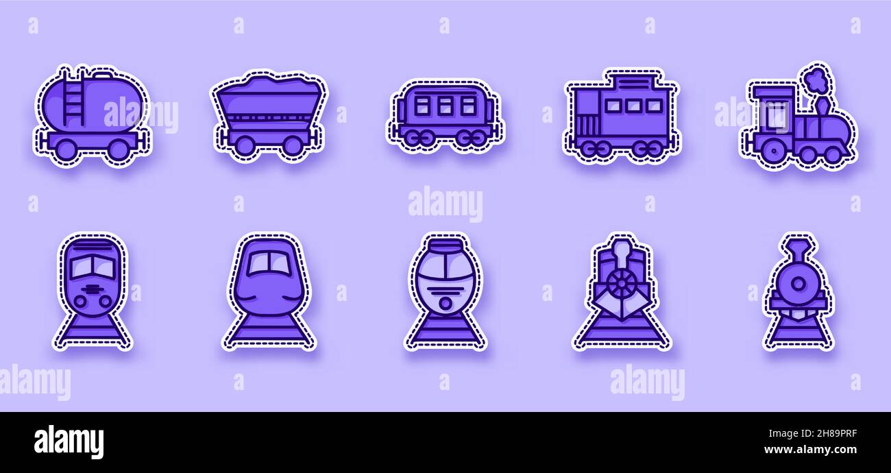 coal train line icon sticker sticker vector illustration isolated ...