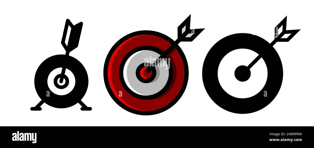 target bull eye illustration vector illustration Stock Vector Image ...