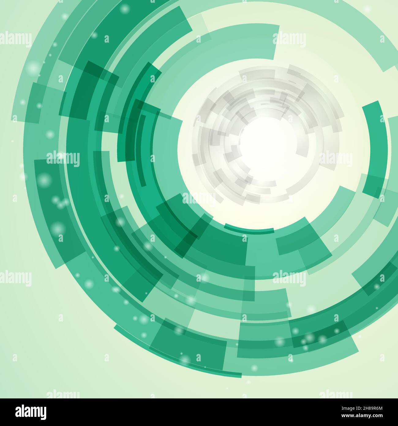 Technology Background mechanical gear wheel. Green Vector Illustration ...
