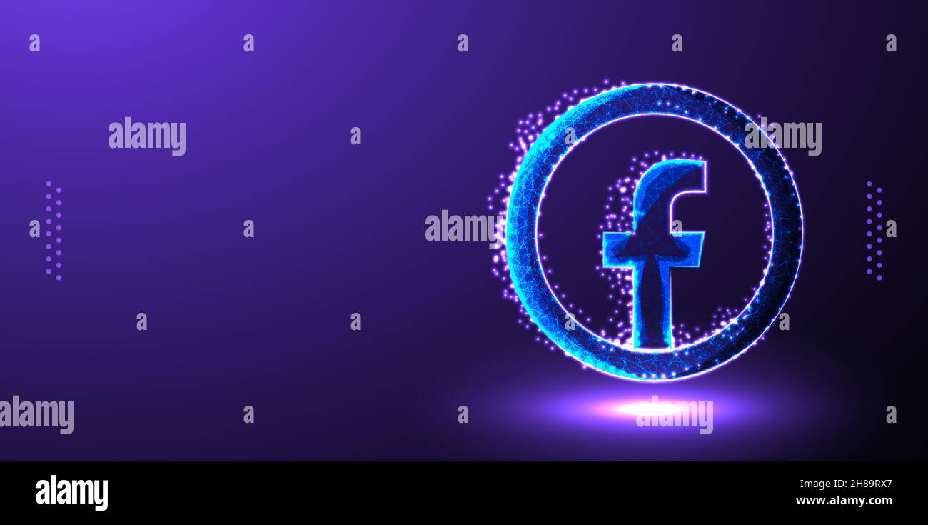 facebook social media marketing background vector illustration Stock ...