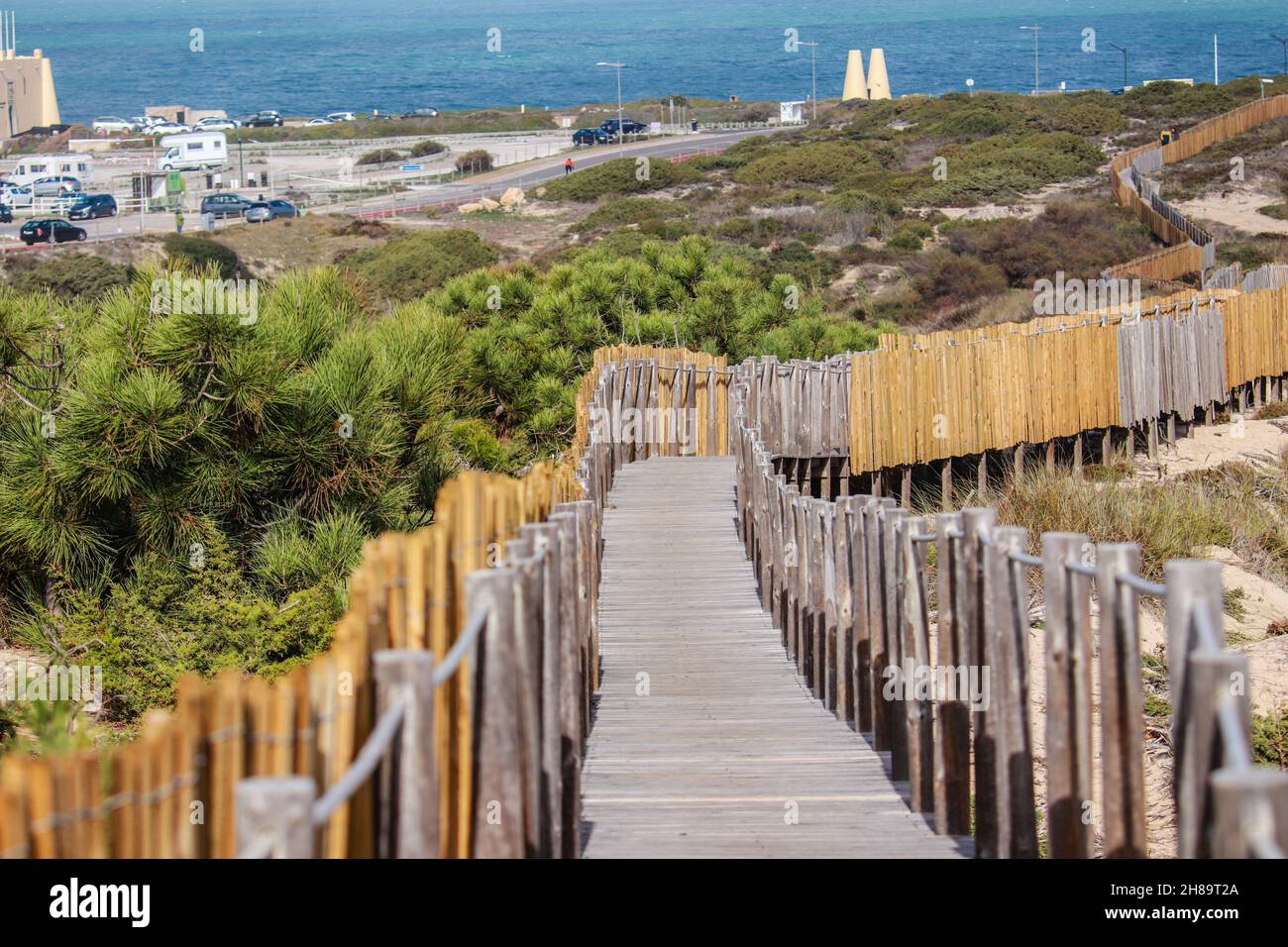 Pathway through dunes hi-res stock photography and images - Alamy