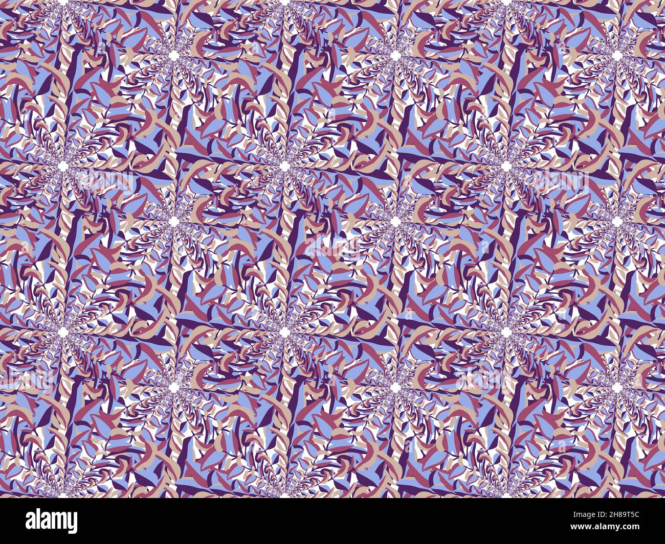 Abstract botanical motifs Stock Vector Images - Alamy