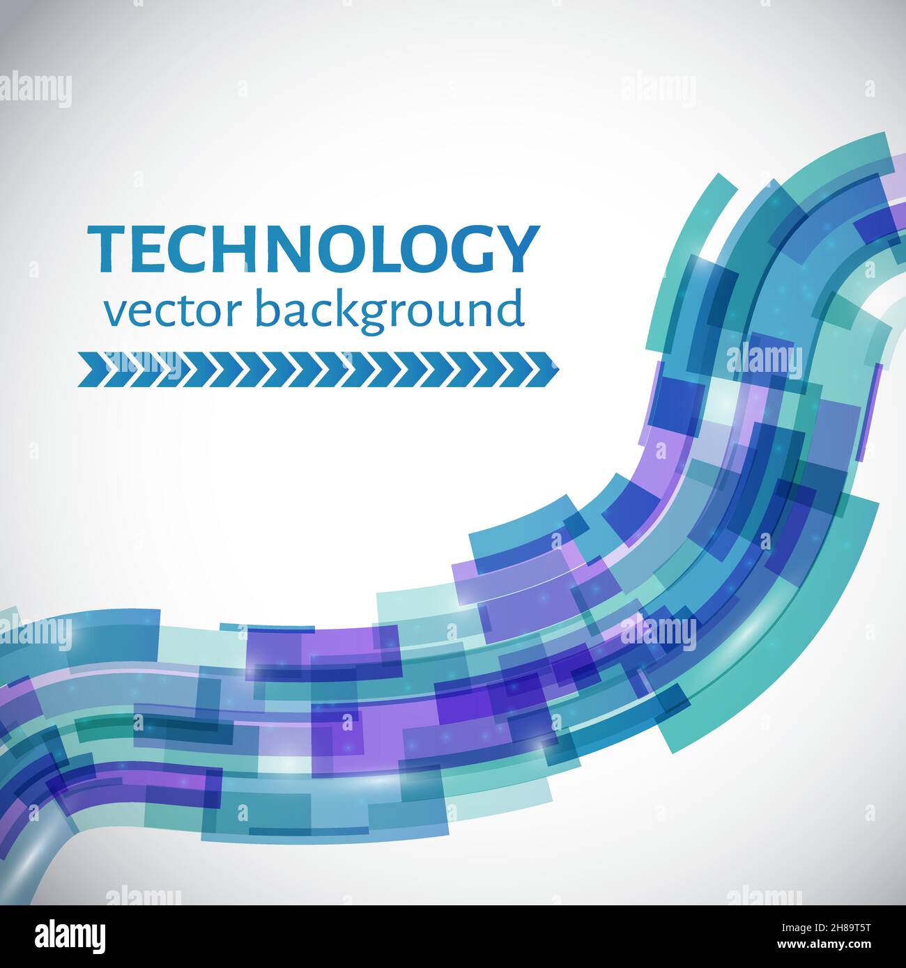 Blue and purple technology abstract background. Business background ...