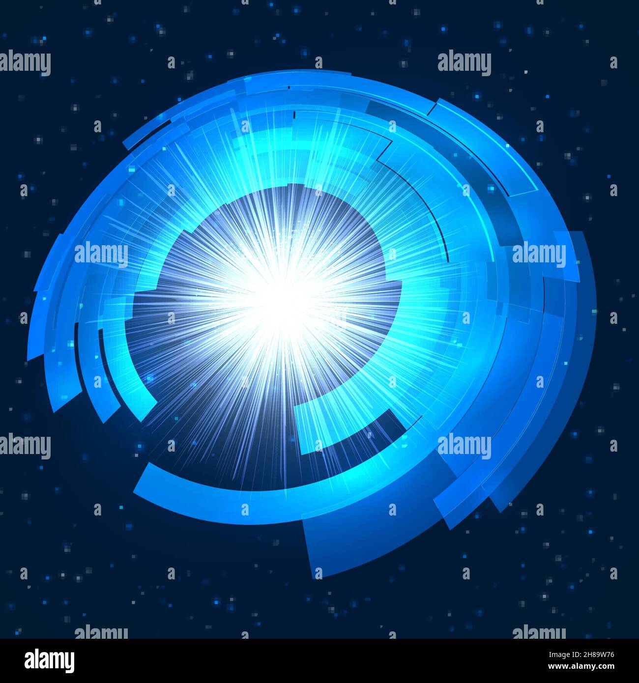 An explosion in space. Vector illustration Stock Vector Image & Art - Alamy