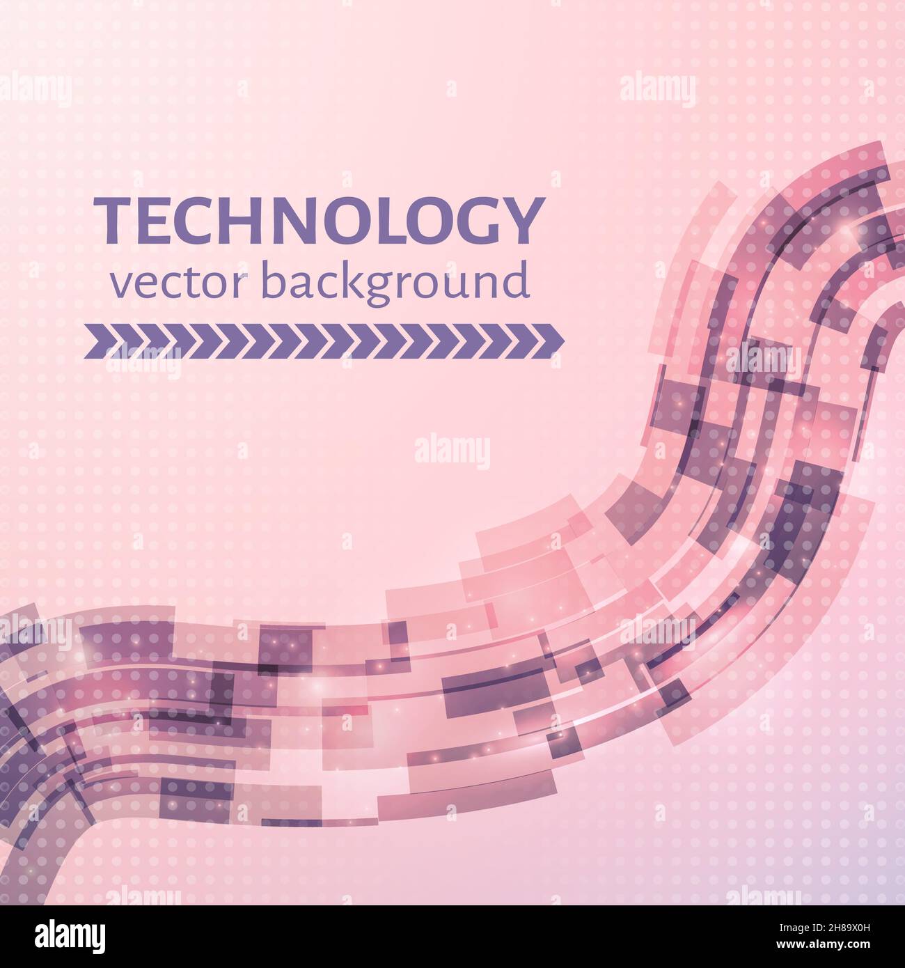 Pink and ultra violet technology abstract background. Easy to edit ...