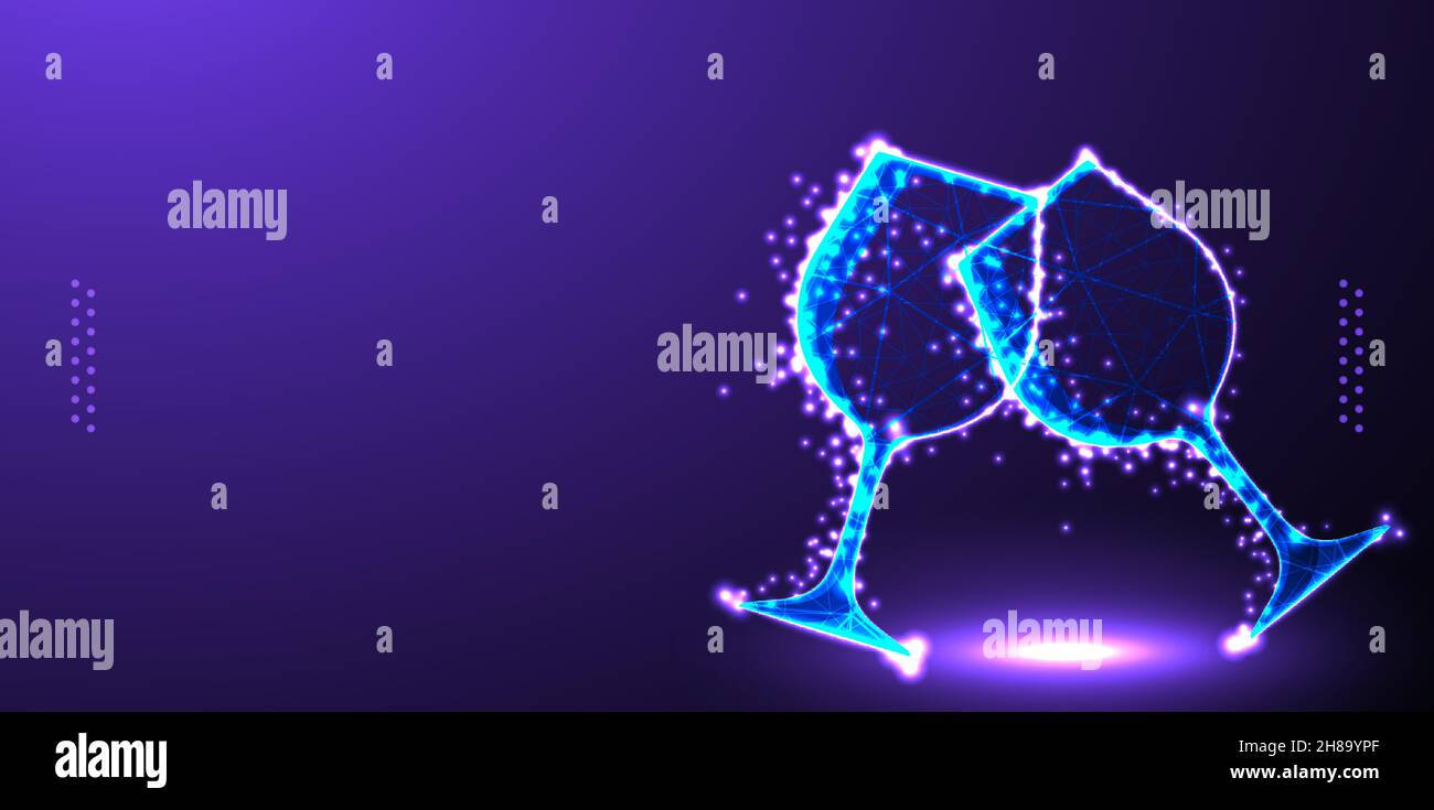 Glass Low Poly wireframe Stock Vector Image & Art - Alamy