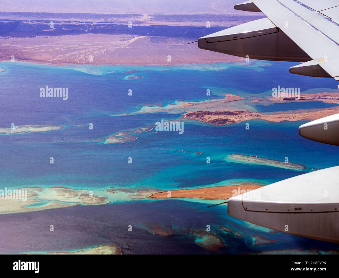 Aerial view above the clouds and sky, Inspiration concept. Travel ...