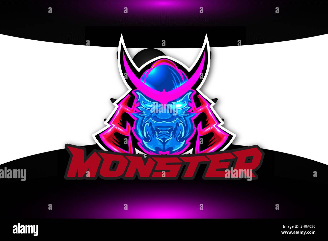 monster gaming logo Stock Vector Image & Art - Alamy