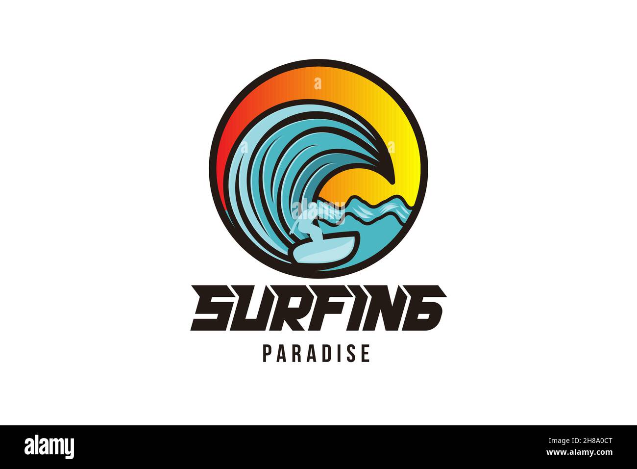 Surfer beach designs hi-res stock photography and images - Alamy