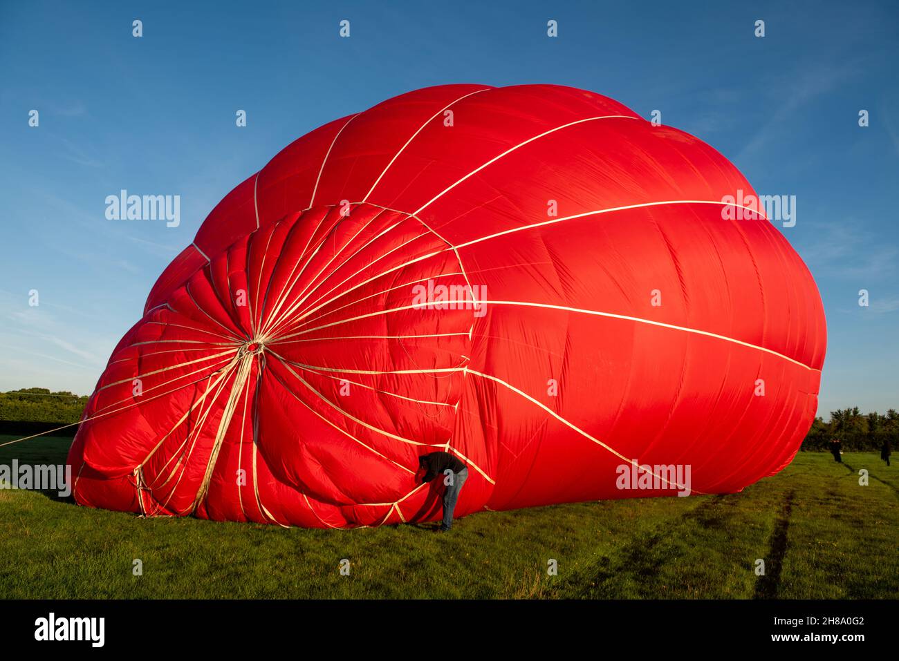Balloon inflation preparation hi-res stock photography and images - Alamy