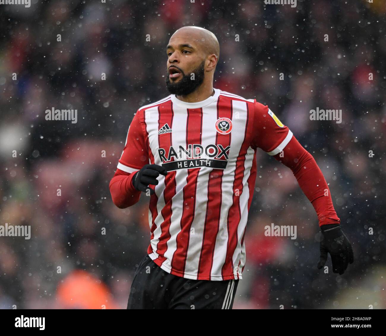 David McGoldrick #17 of Sheffield United in action during the game ...