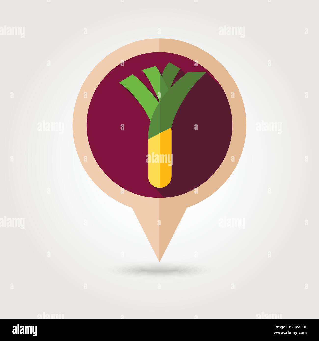 Map of leek hi-res stock photography and images - Alamy