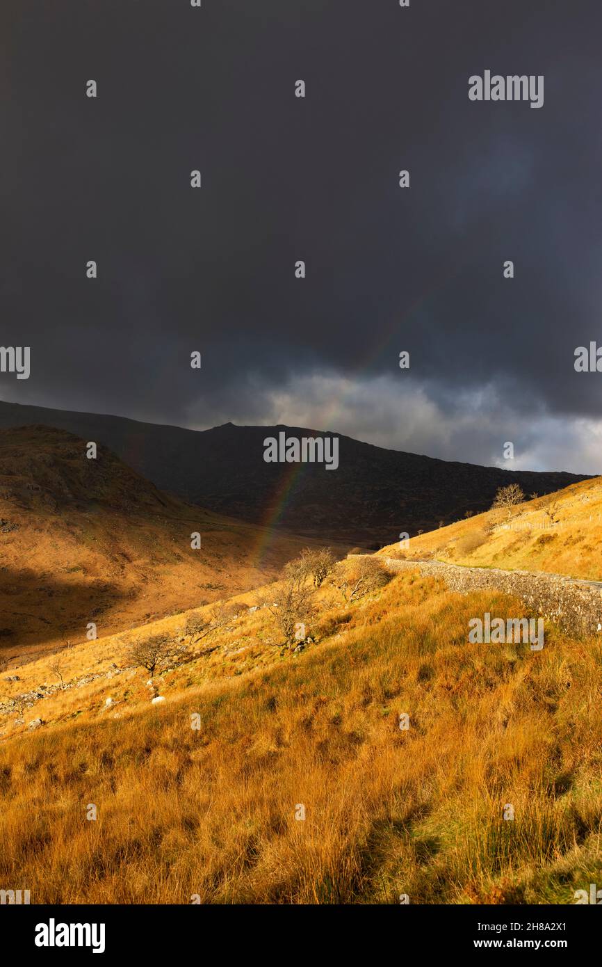 Rainbow wall wales hi-res stock photography and images - Alamy