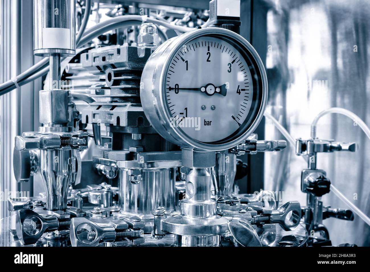 Pressure equipment, chemical or pharmaceutical factory or plant ...