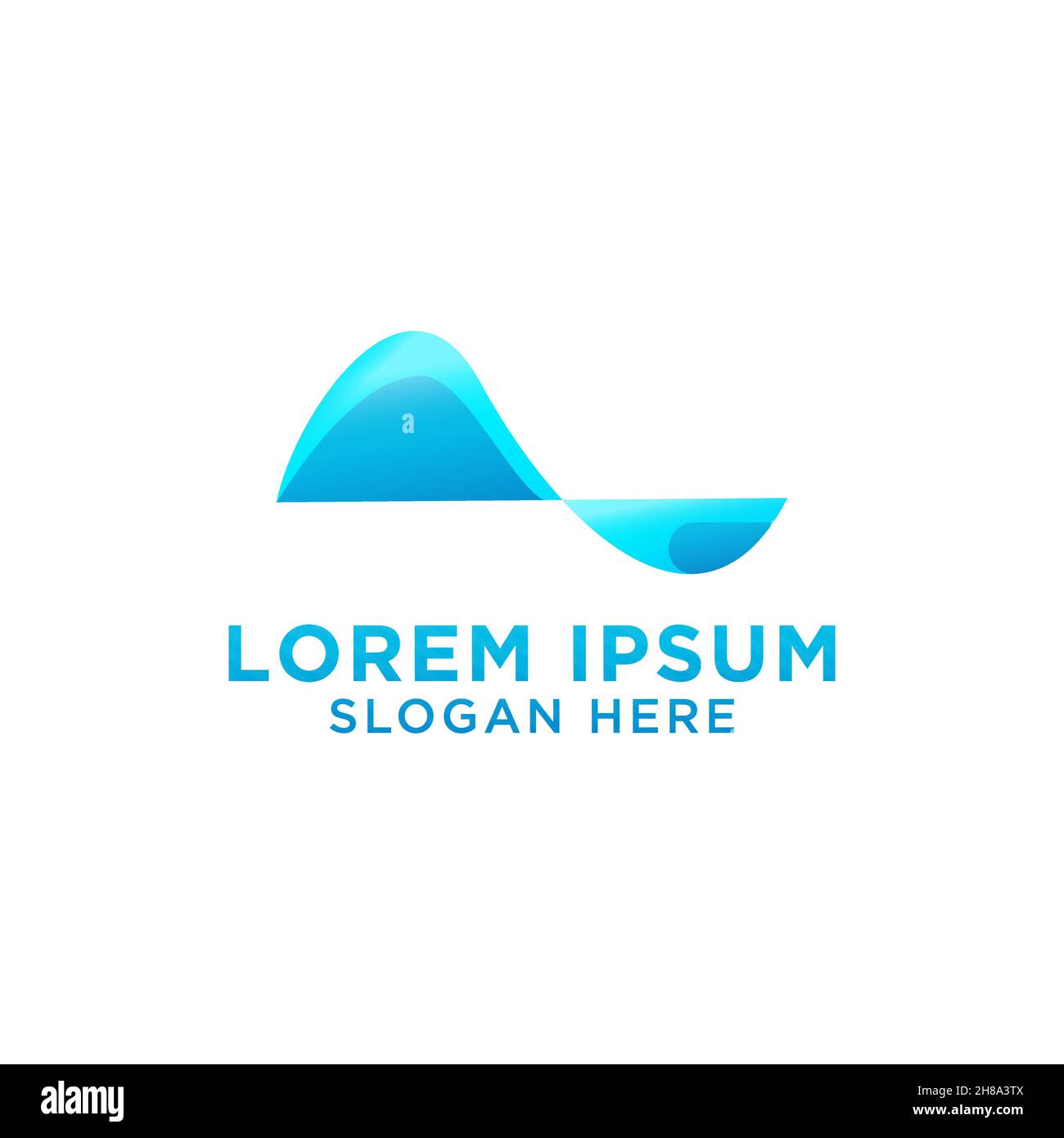 Blue Wave logo design, vector illustration Stock Vector Image & Art - Alamy