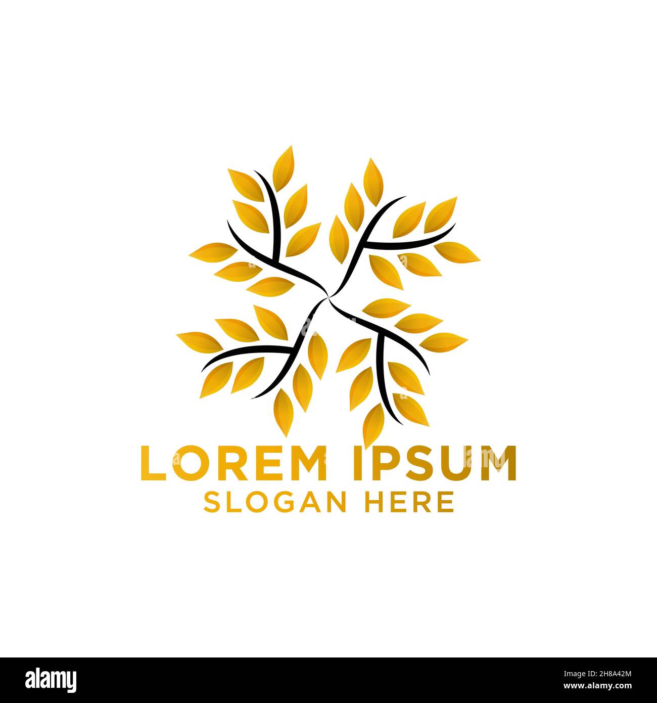 Fresh rice field background Stock Vector Images - Alamy