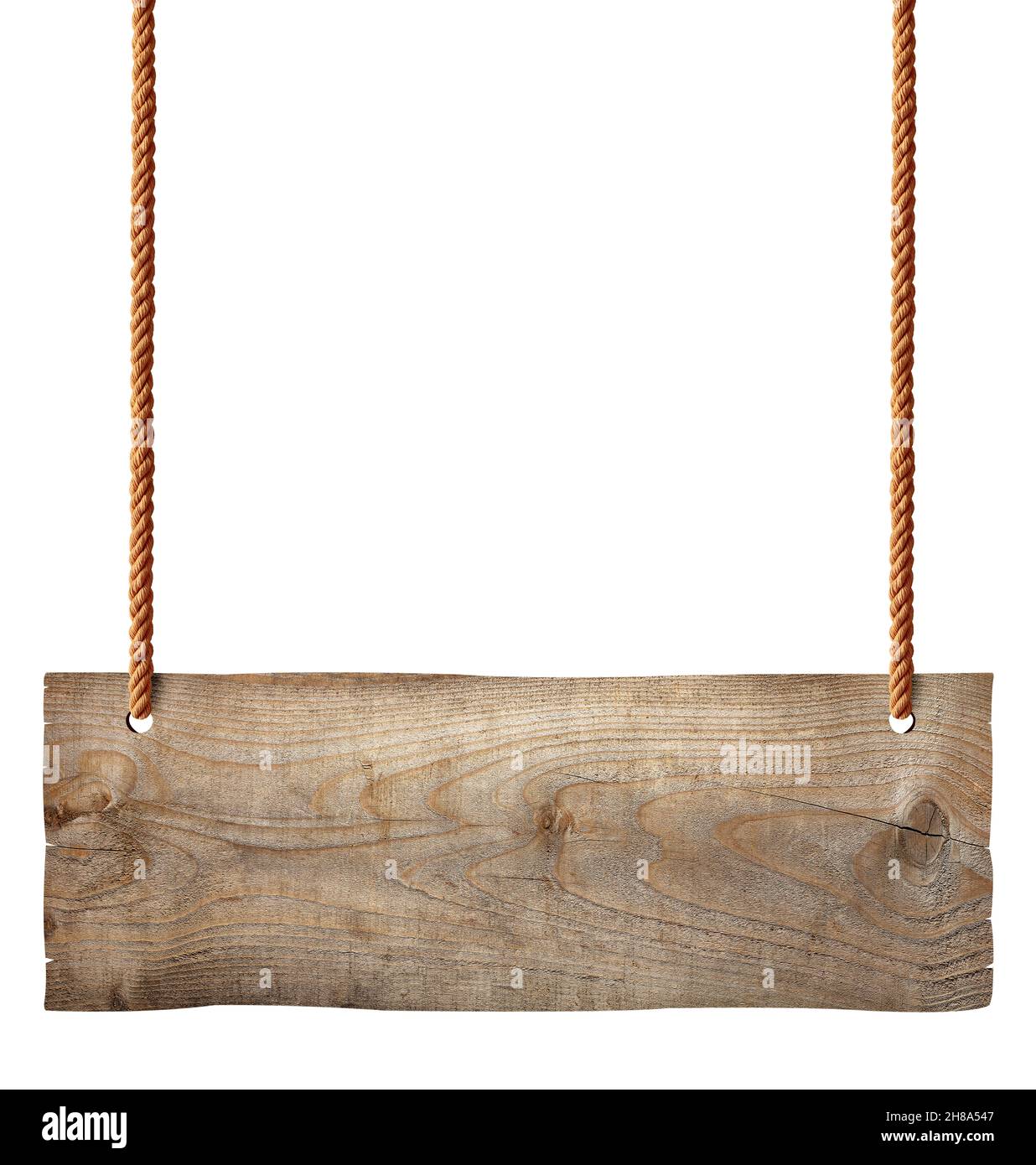 wooden sign chain ropesignboard signpost Stock Photo - Alamy
