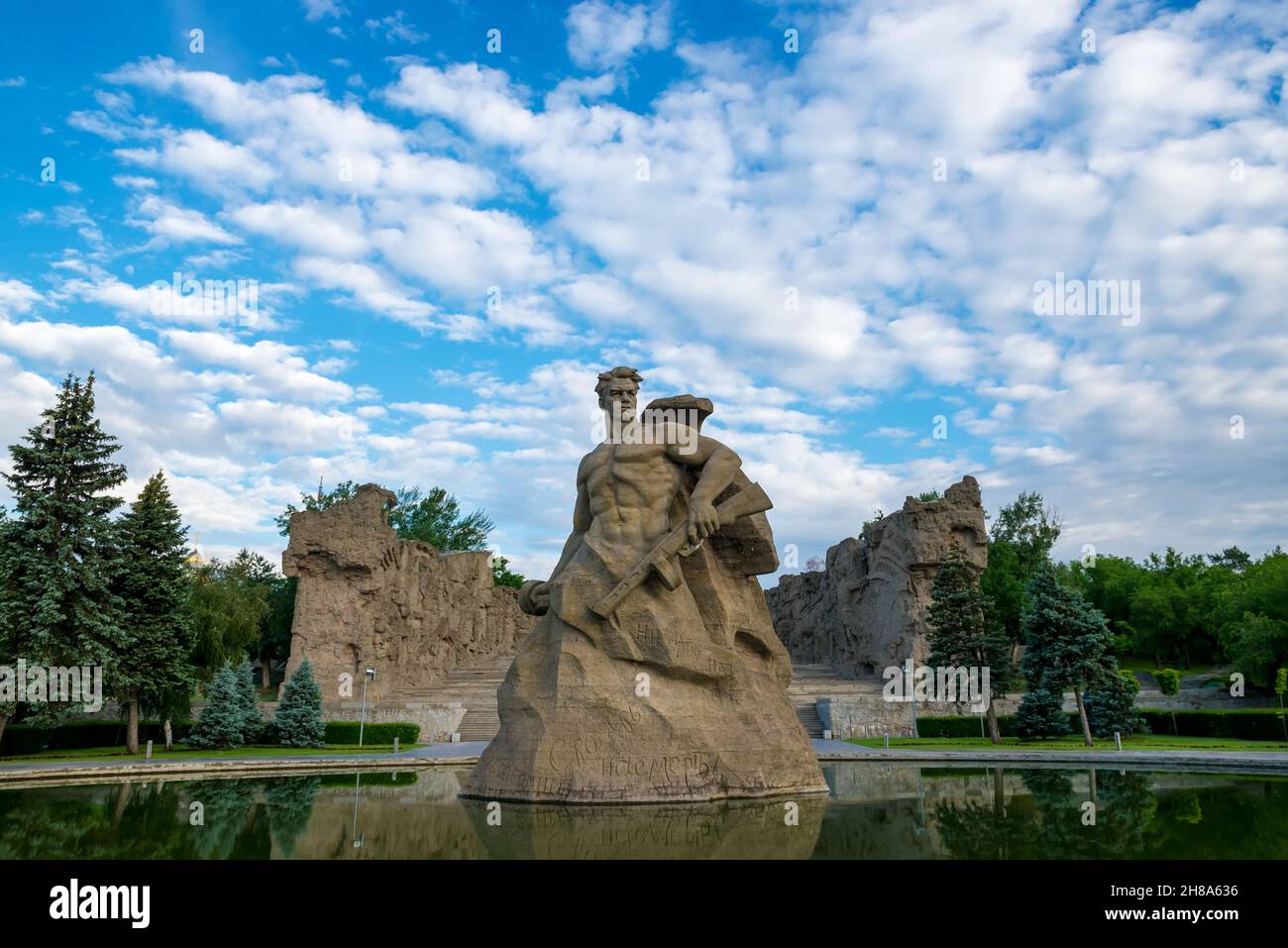 Volgograd, Russia - June 05, 2021: Memorial complex Heroes of the ...