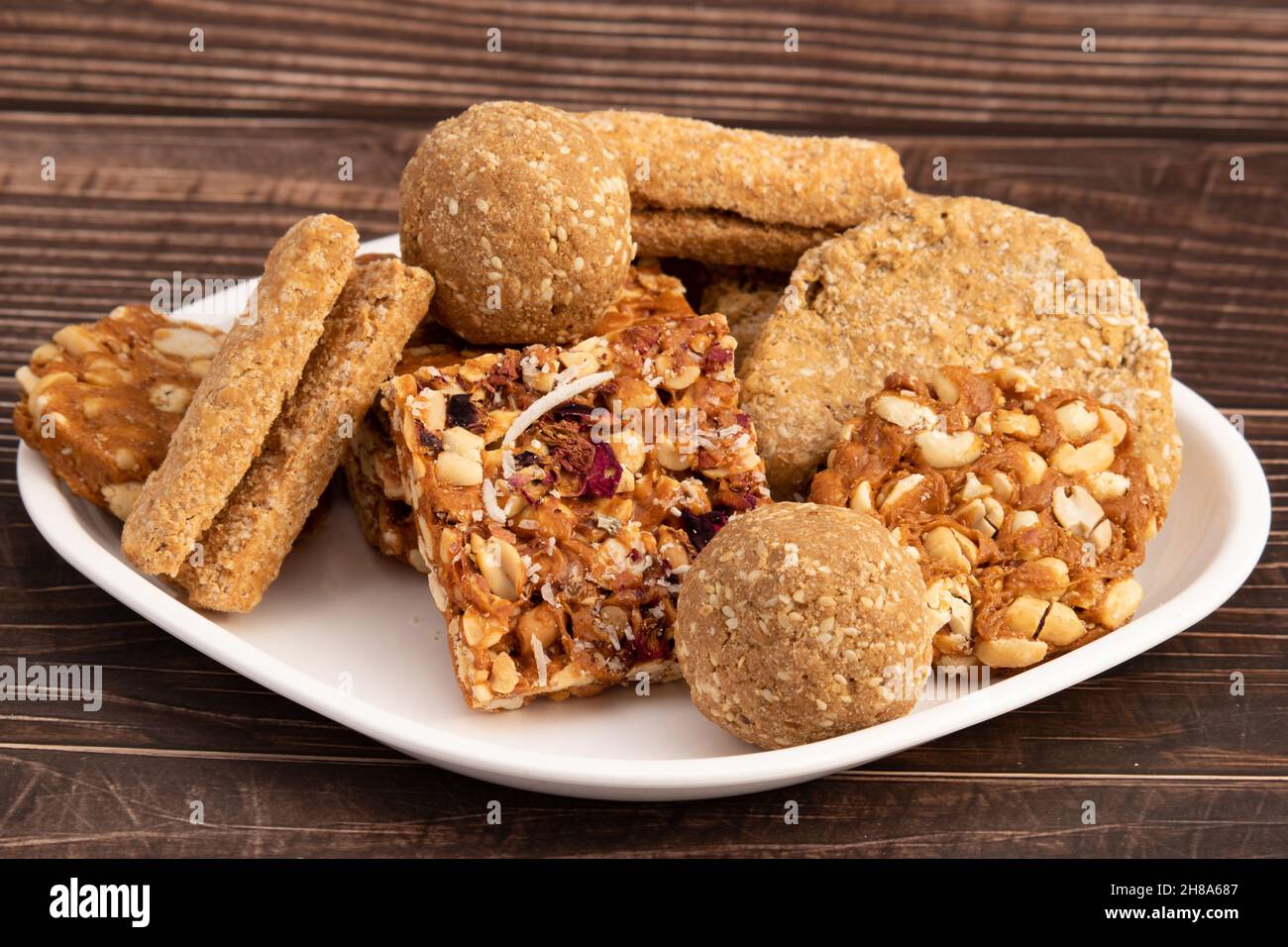 Makar Sankranti Or Lohri Mithai viz Meetha Chikki, Gud Patti, Gur ...