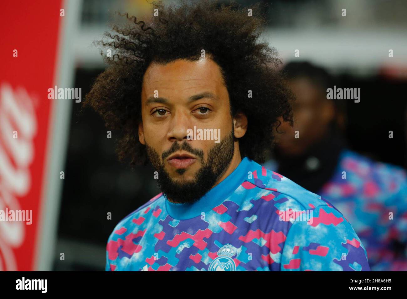 Madrid, Spain. 28th Nov, 2021. Marcelo during LaLiga Santander round 15 ...