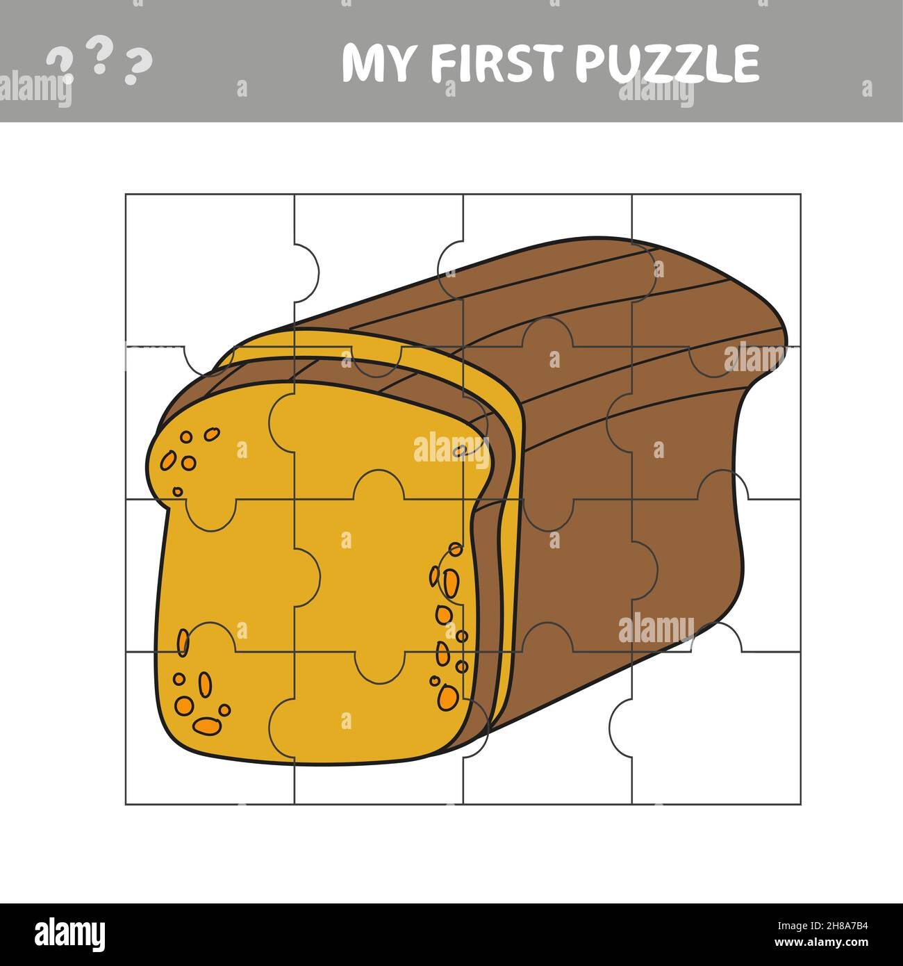 Riddle bread Stock Vector Images - Alamy