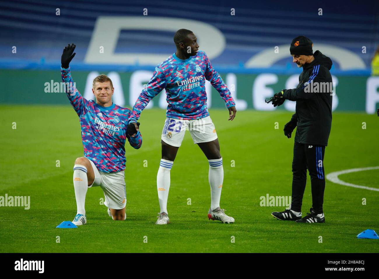 Madrid, Spain. 28th Nov, 2021. Toni Kroos during LaLiga Santander round ...
