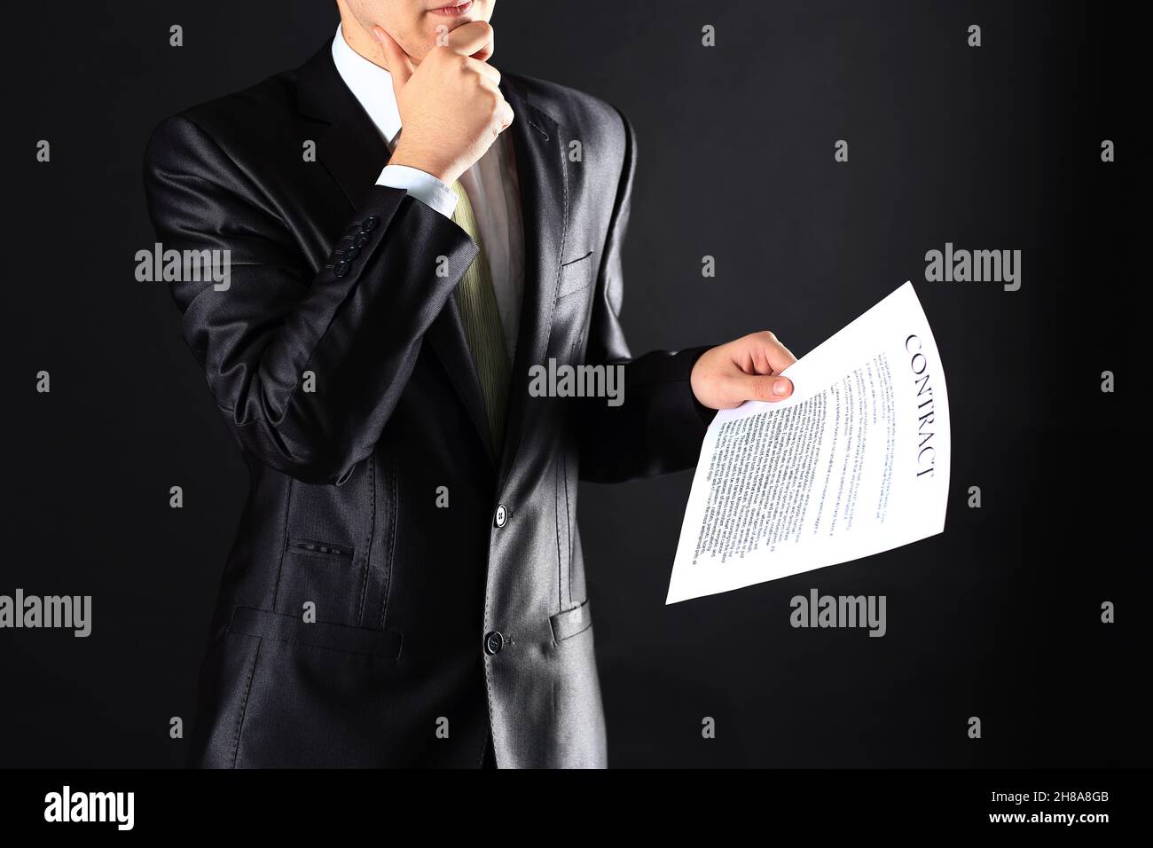 Business meeting process signing contract hi-res stock photography and ...