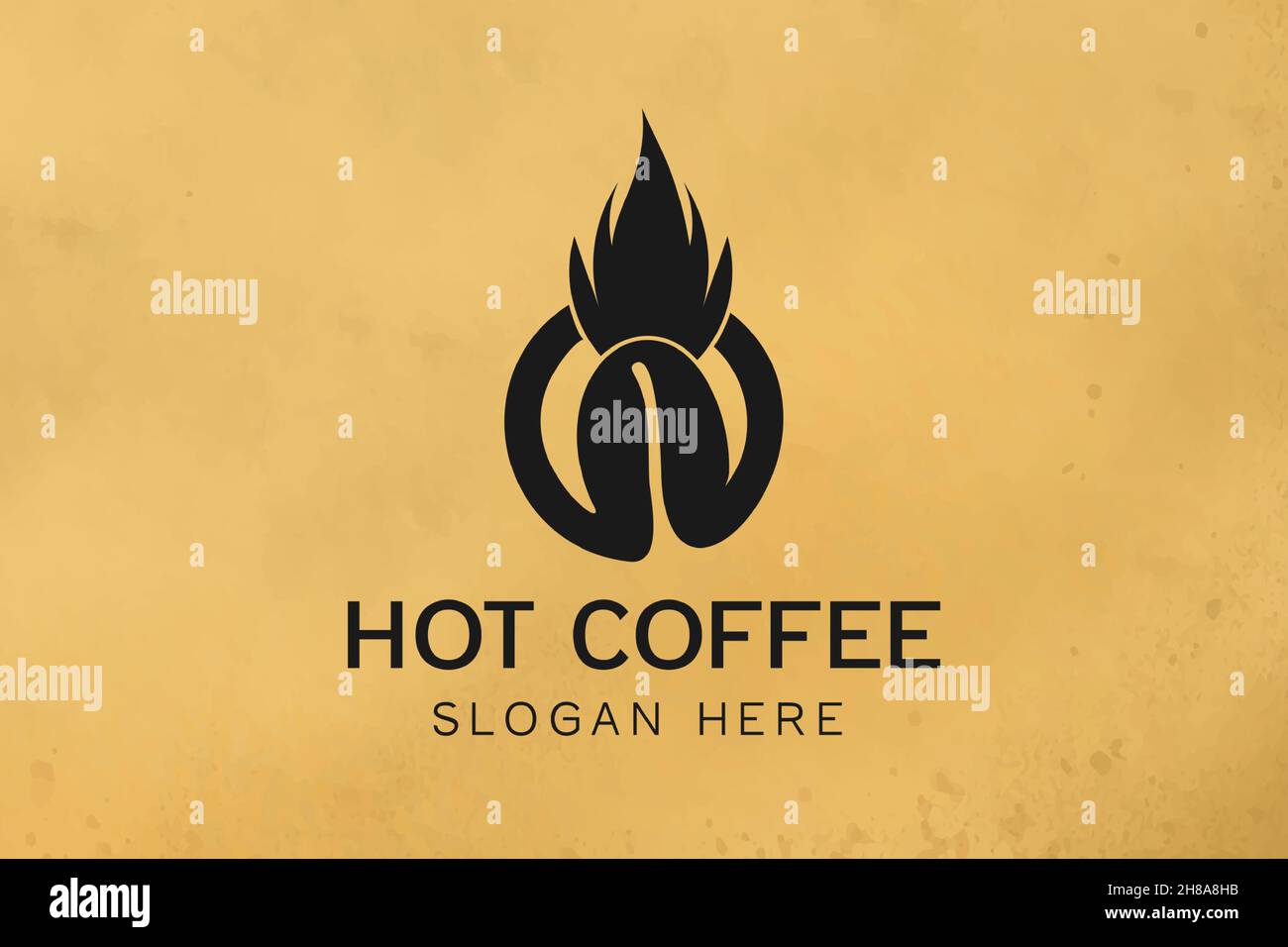 Coffee fire logo hi-res stock photography and images - Alamy