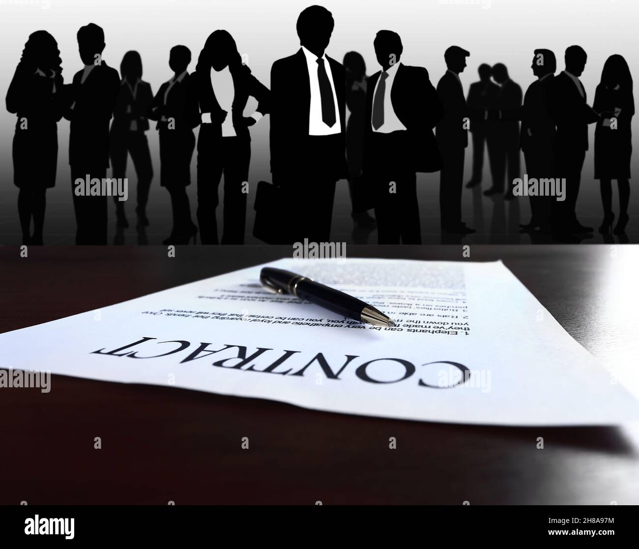 Negotiation teams hi-res stock photography and images - Alamy