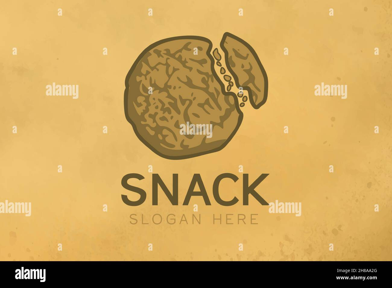 biscuit pieces logo design inspiration Stock Vector Image & Art - Alamy