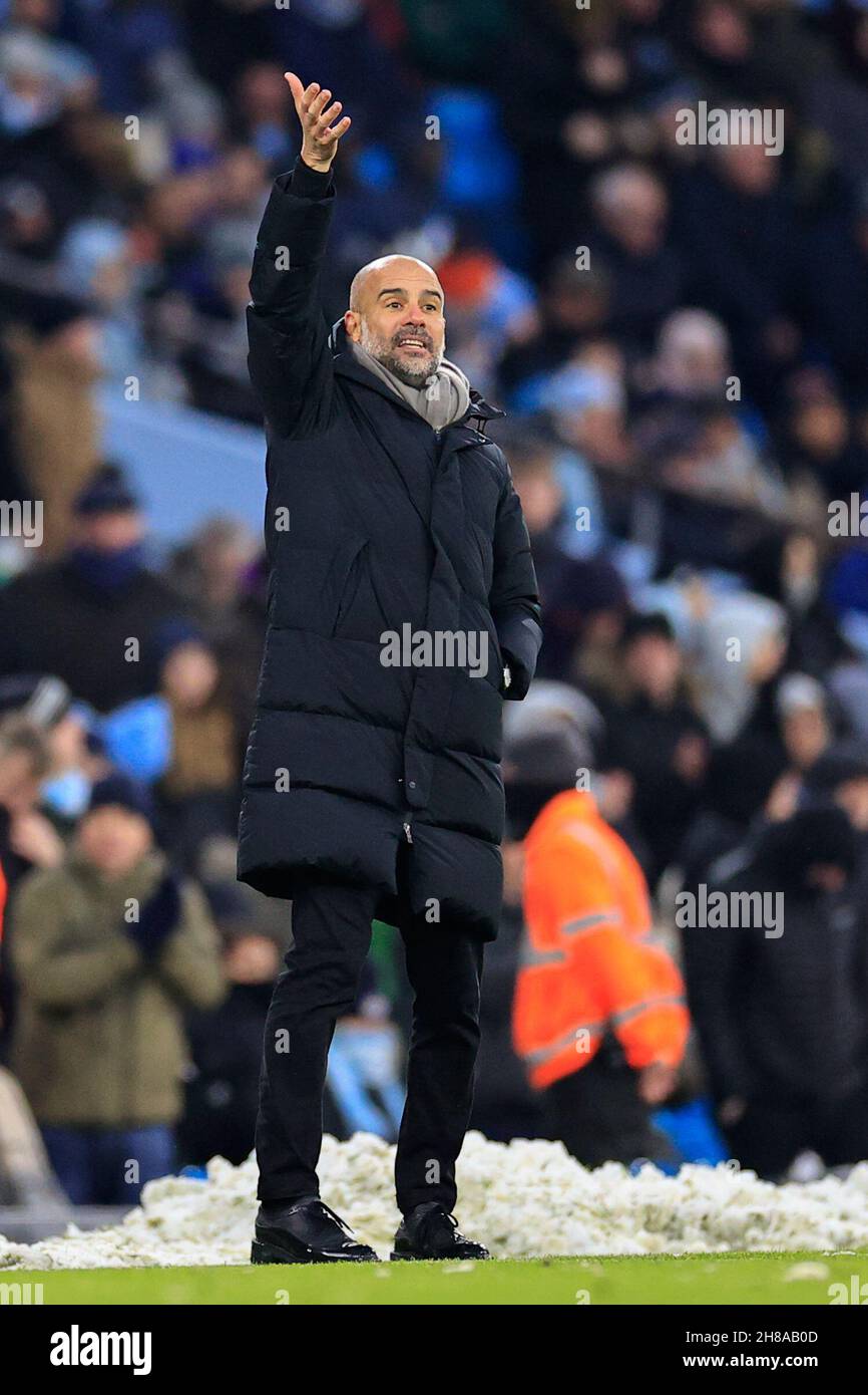 Pep Guardiola the Manchester City manager Stock Photo - Alamy