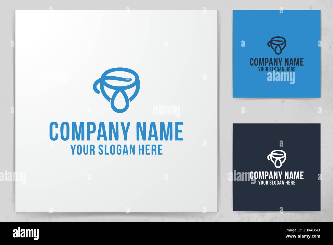 coffee and drop liquid logo design inspiration Stock Vector Image & Art ...