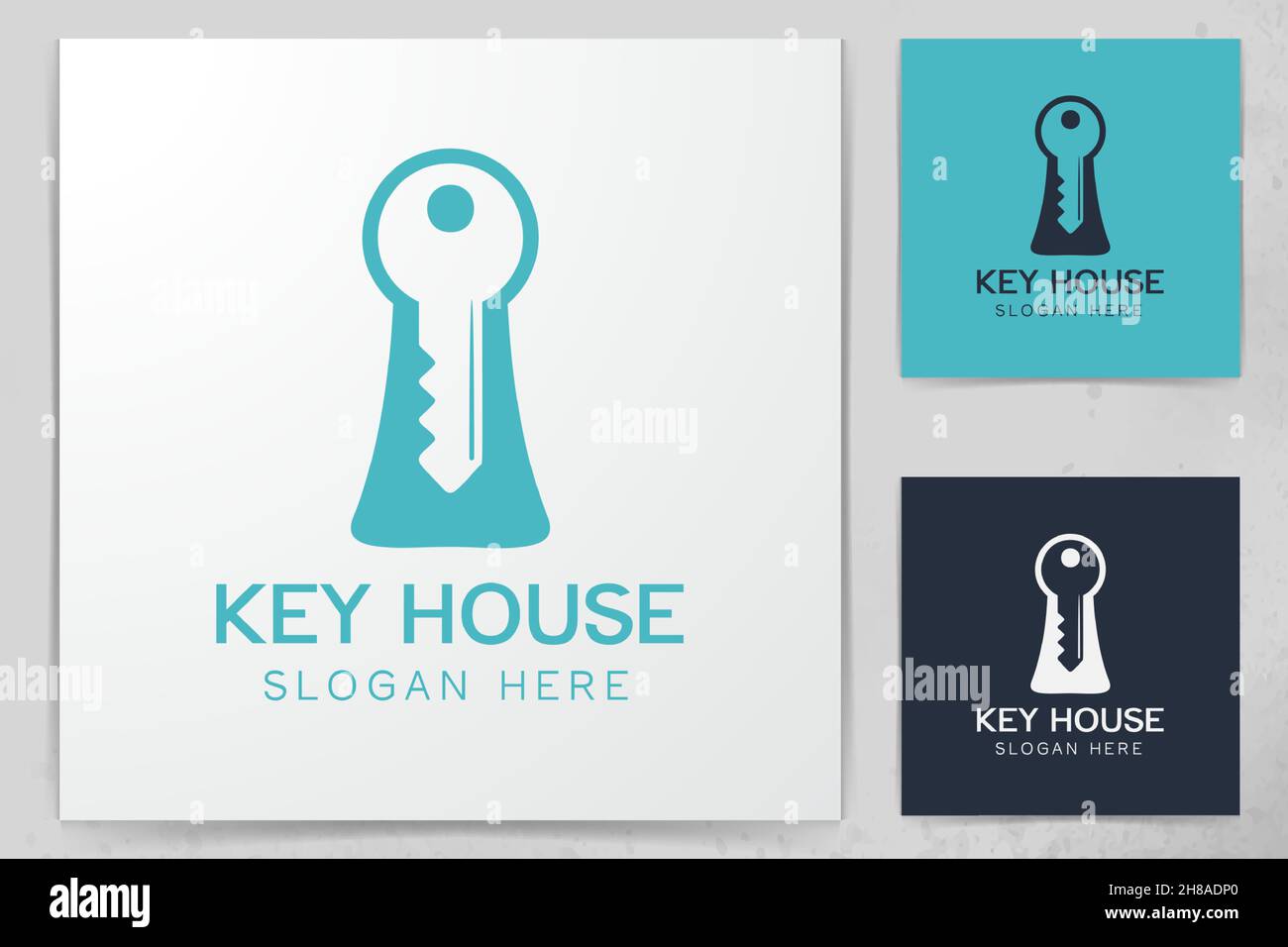 key hole, security logo Designs Inspiration Isolated on White ...