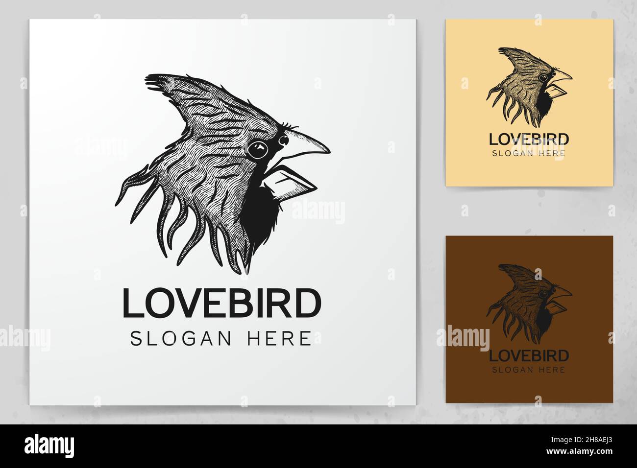 head bird logo design inspiration Stock Vector Image & Art - Alamy