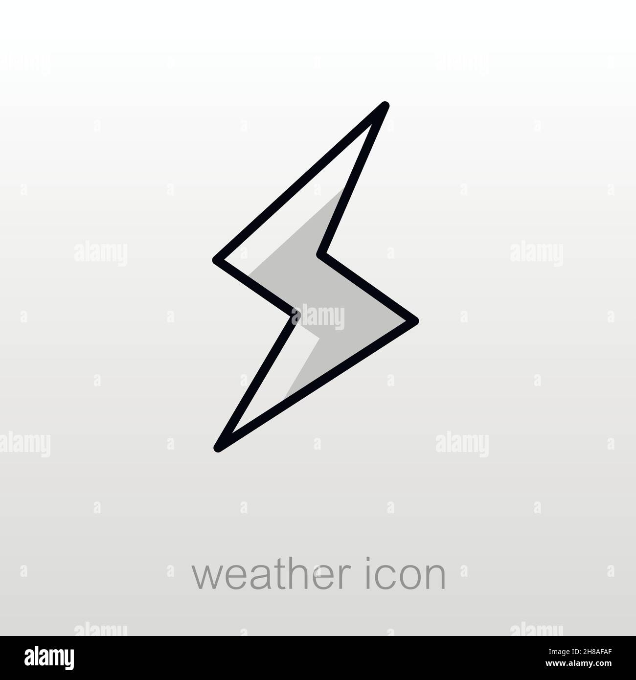 Thunder storm lightning eps 10 Stock Vector Images - Alamy