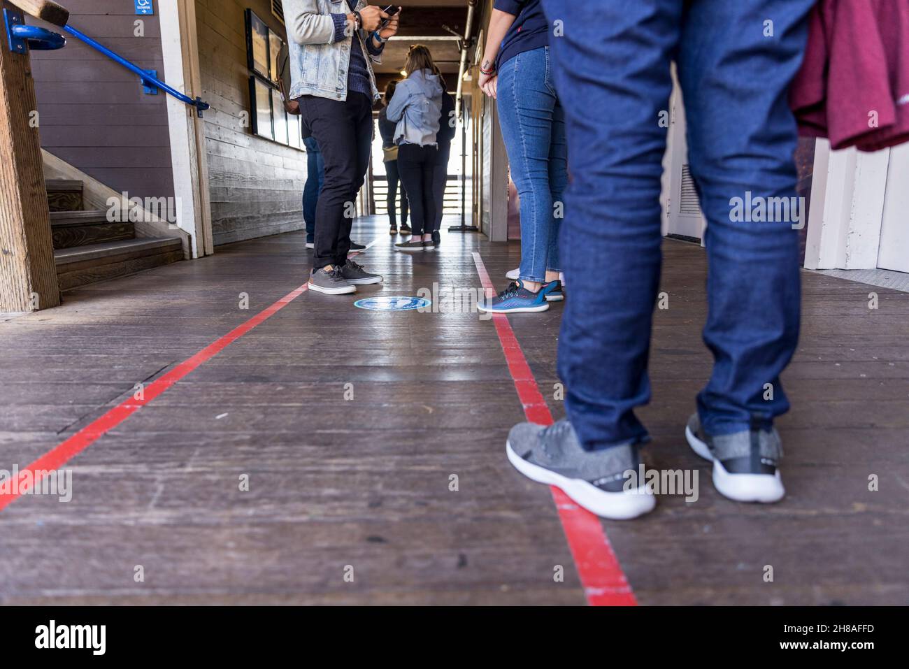 Restroom queue hi-res stock photography and images - Alamy