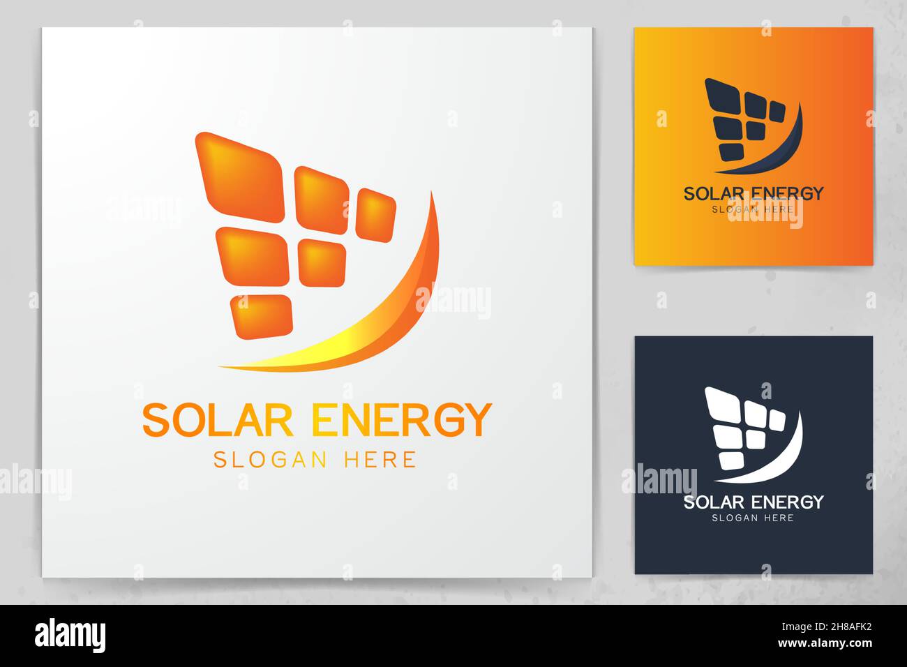 solar logo design inspiration Stock Vector Image & Art - Alamy